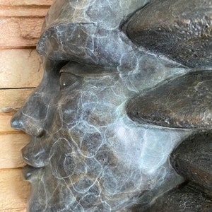Bronze Statue on the Wall "flat Back" . Especially Beautiful on the ...