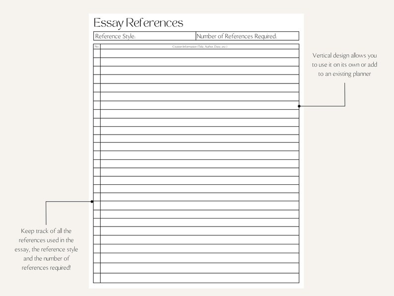 Digital Student Essay Planner | Goodnotes & Notability | ADHD Friendly ...