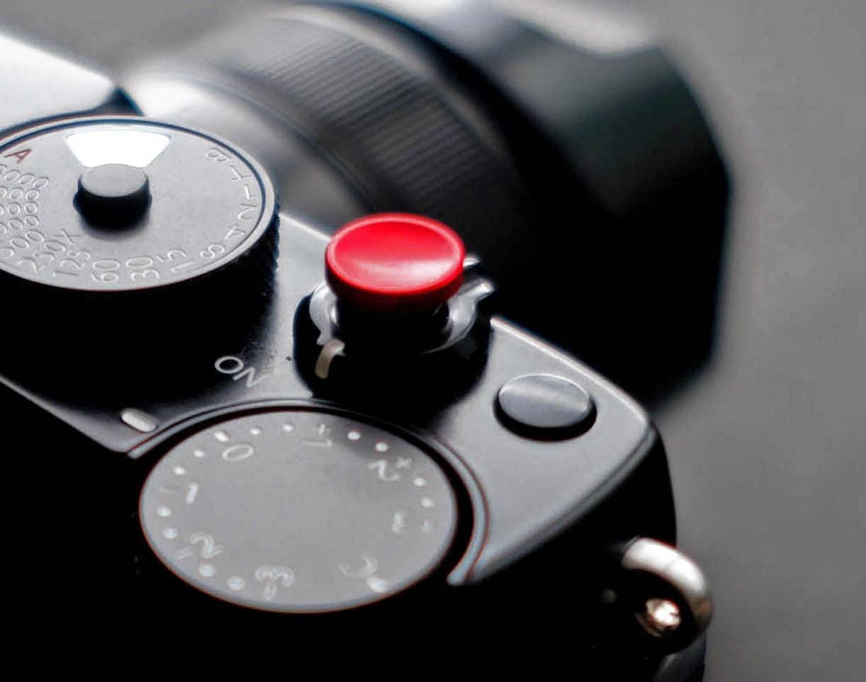 Soft Shutter Release Metal Button RED Compatible X NIKON Df F3 Fm2 Fm2t ...