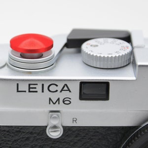 Soft Shutter Release Button RED Convex Metal FUJIFILM X-PRO1 X-PRO2 X ...