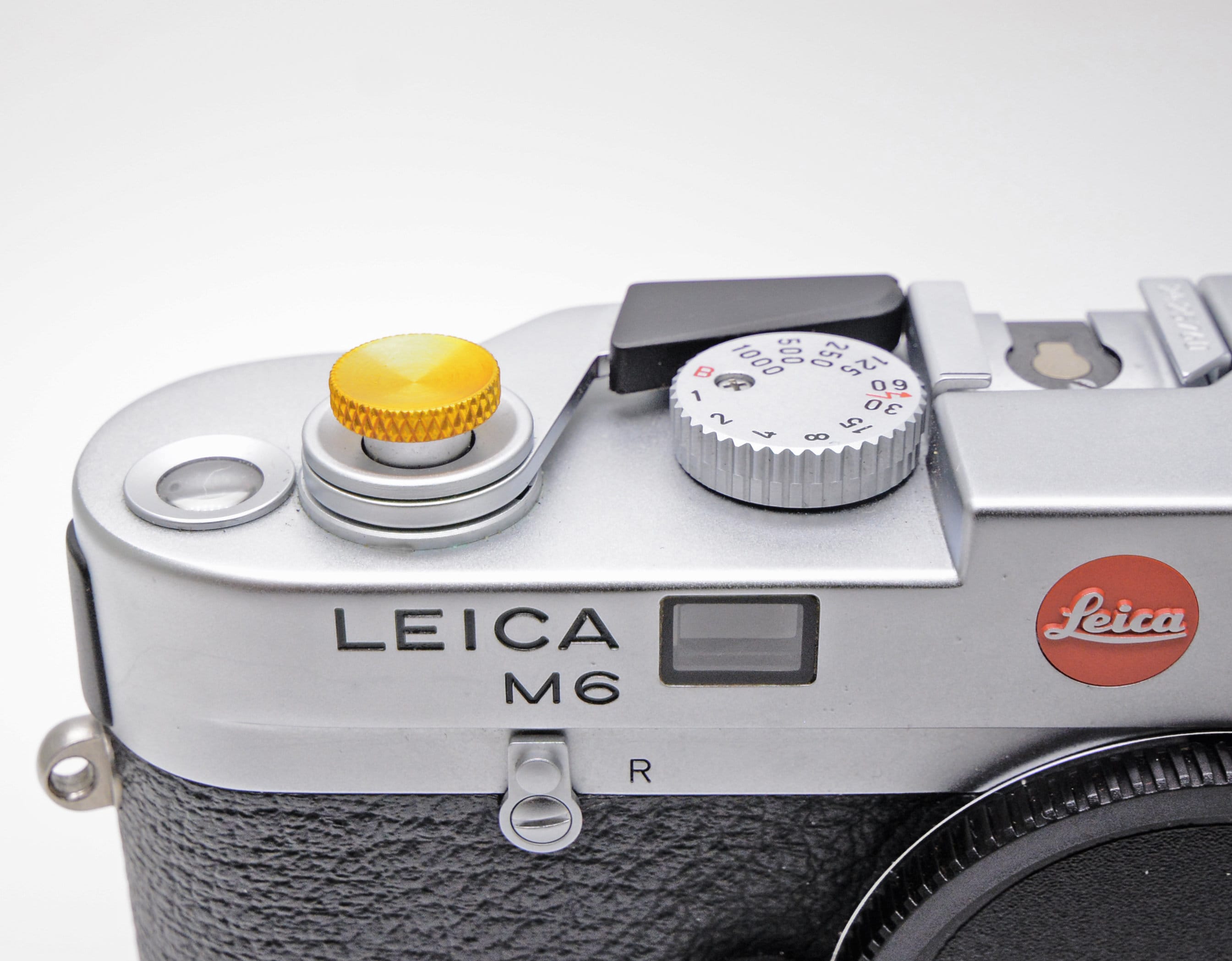 Soft Shutter Release Button GOLD Concave Metal LEICA M11 M4 M5 M6 M7 MP ...