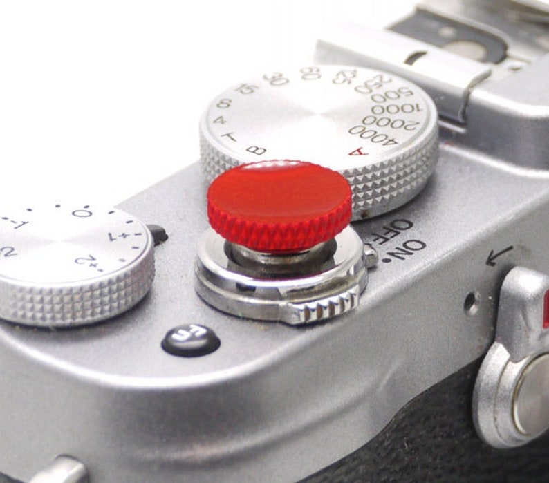 Soft Shutter Release Metal Button Red Compatible NIKON Df F3 Fm2 Fm2t Fm3a Fa Fe Fm Fm10 Em El ...