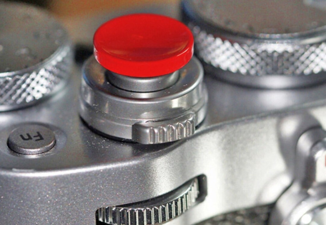 Soft Shutter Release Metal Button RED Compatible X NIKON Df F3 Fm2 Fm2t Fm3a Fa Fe Fm Fm10 Em El ...
