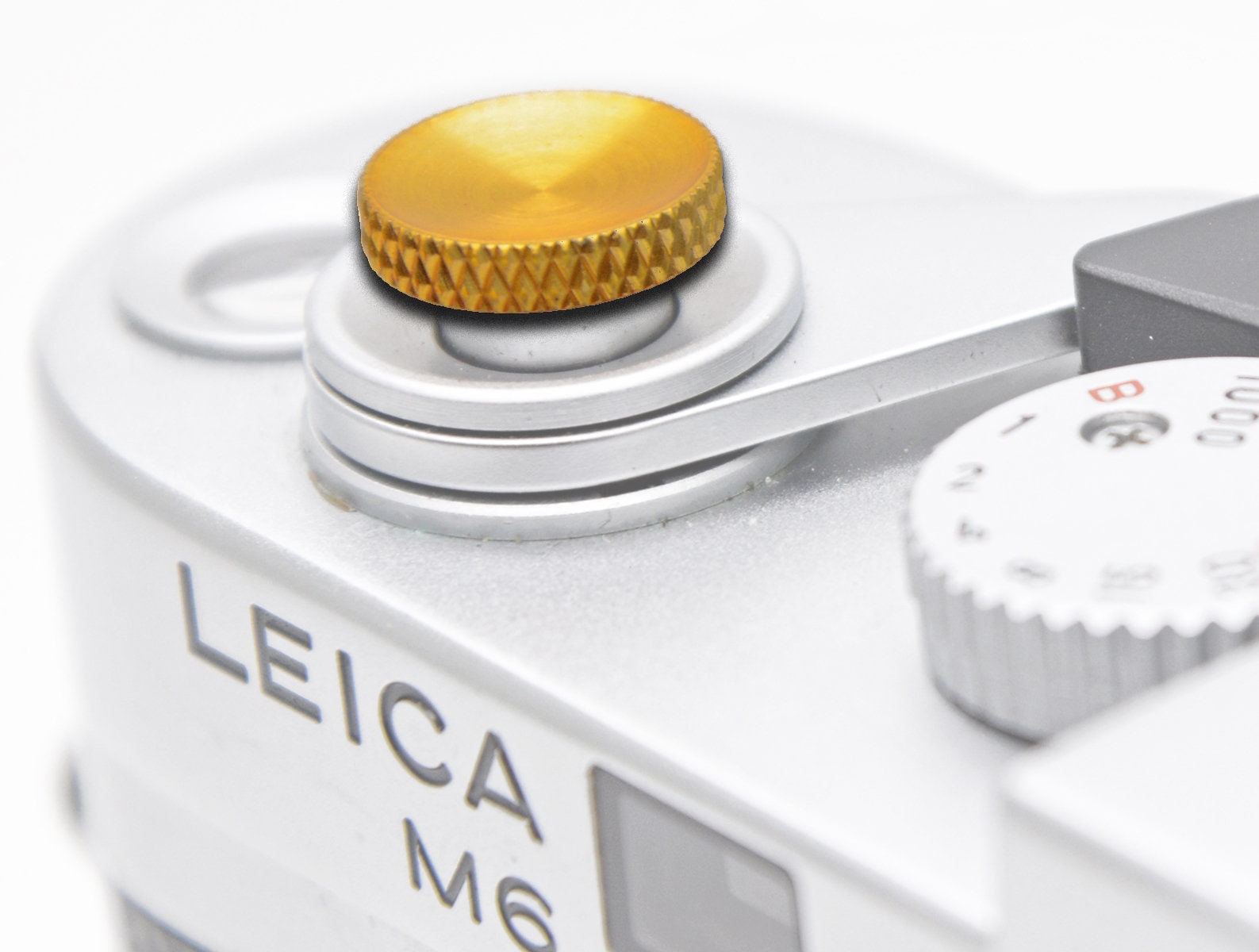 Soft Shutter Release Button GOLD Concave Metal LEICA M11 M4 M5 M6 M7 MP ...