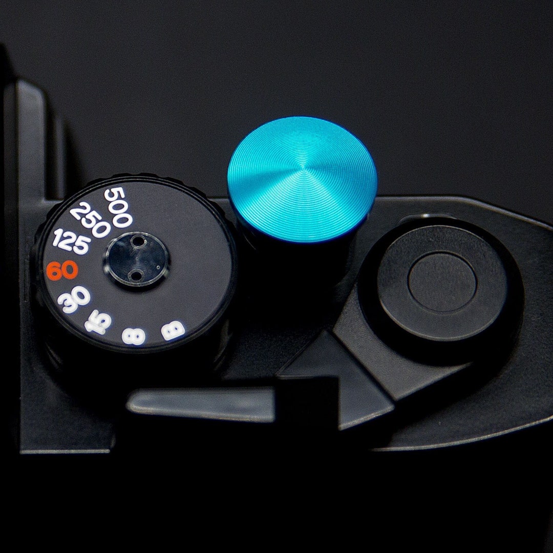 Soft Shutter Release Button SKY BLUE NIKON Df Zf F3 Fm2 T Fm3t Fm3a Fa Fe Fm Fm10 Em El El2 Ft3 ...