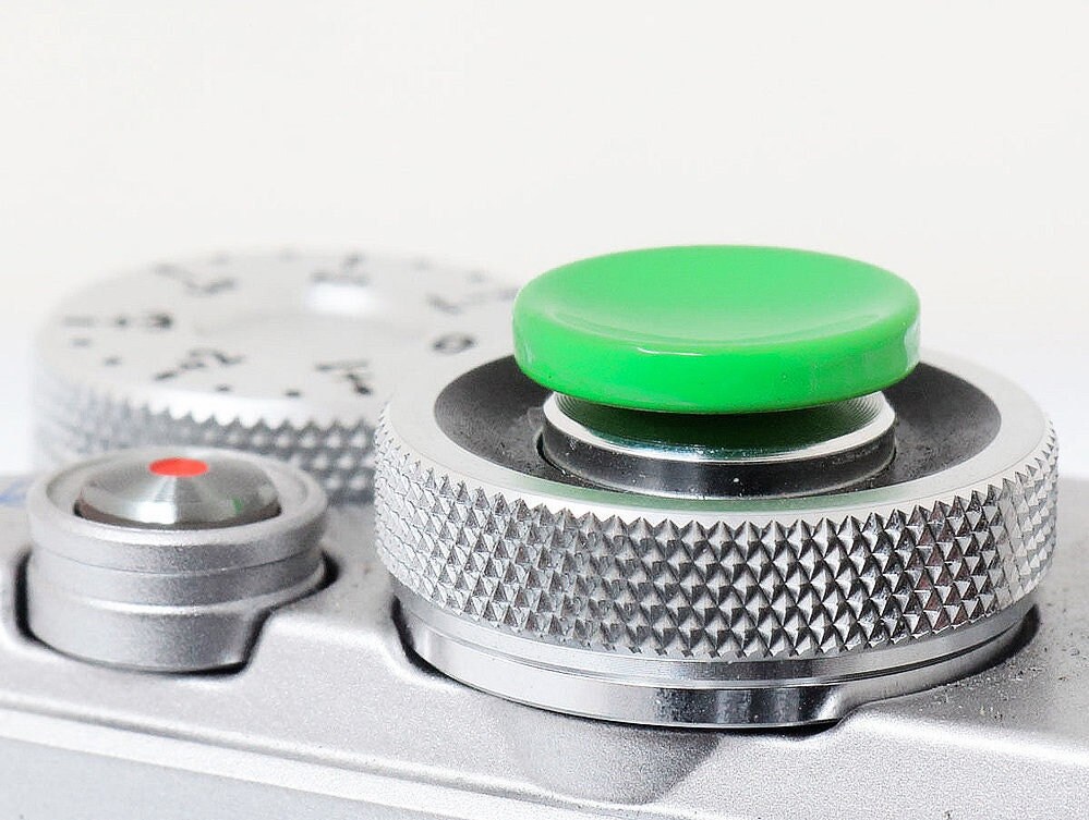 Soft Shutter Release Button GREEN Concave Metal FUJIFILM X-PRO1 T5 - Etsy