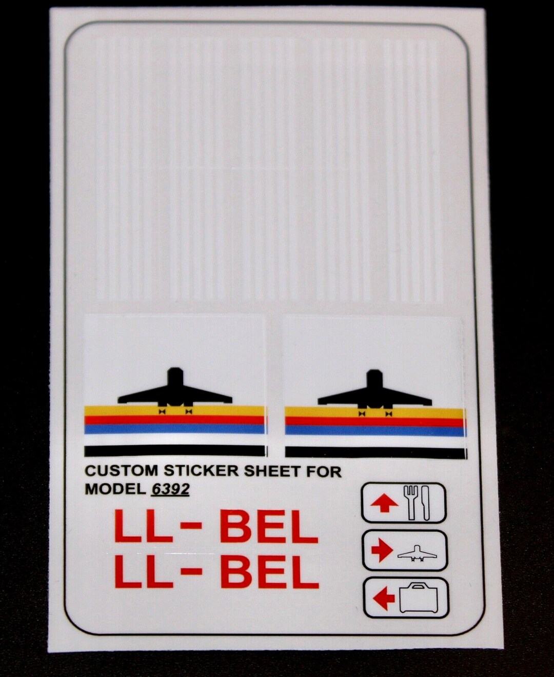 Custom Sticker Compatible With LEGO® 6392 Airport Sheet for LEGO ...