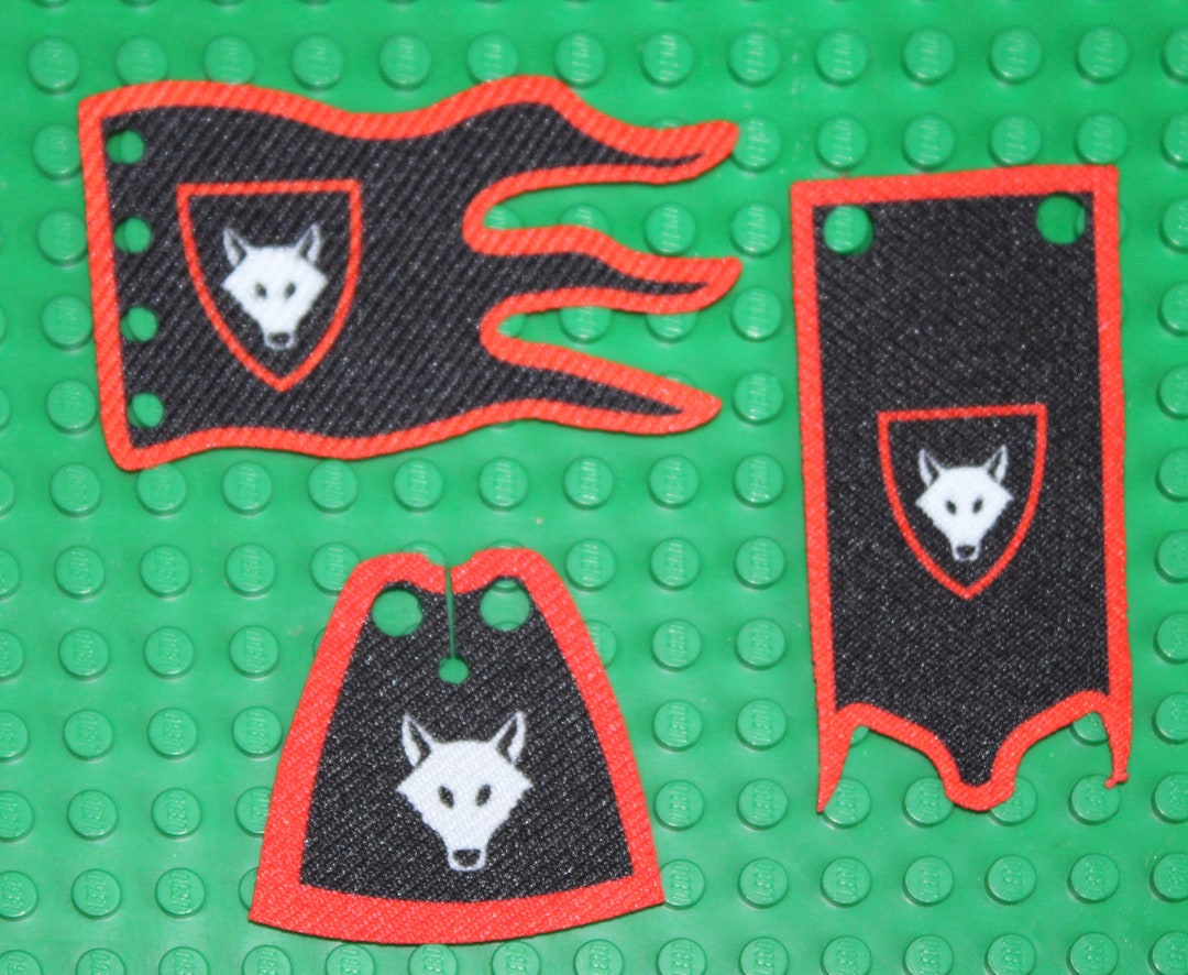 Cape Cape Flag Banner Compatible With Knight's Castle, 6075, Wolfpack ...