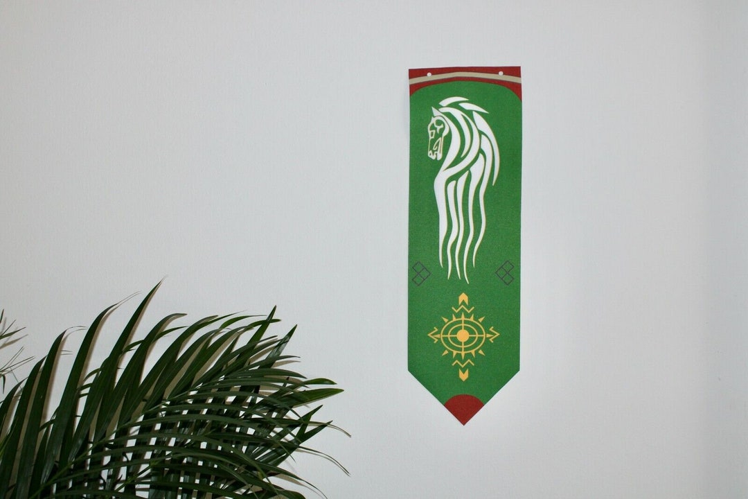 Banner the Lord of the Rings Rohan Size: 13.5cm X 45cm - Etsy