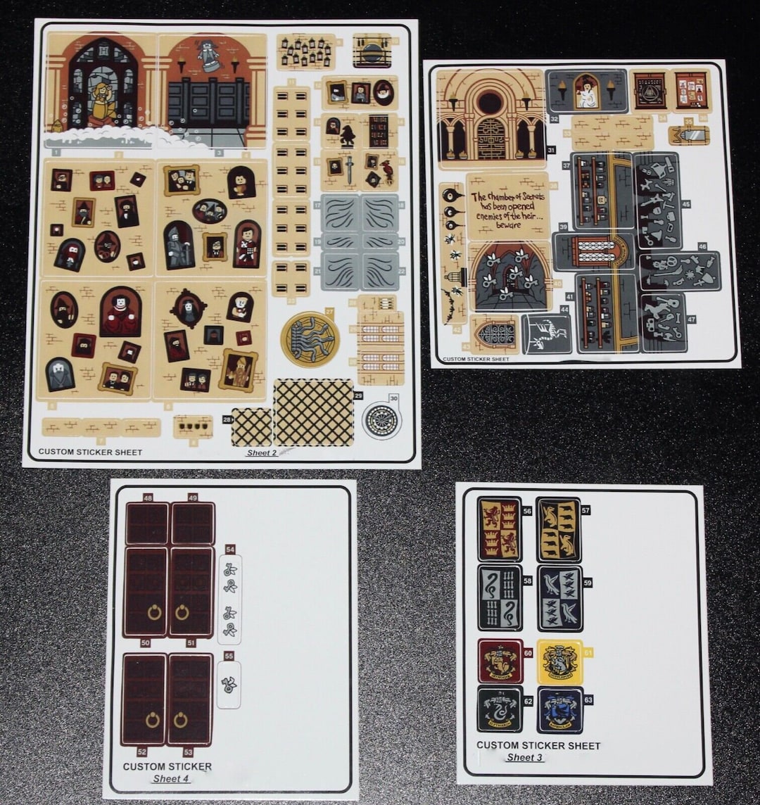 Custom Sticker for 71043 Replacement Sticker Sheet for 71043 - Etsy