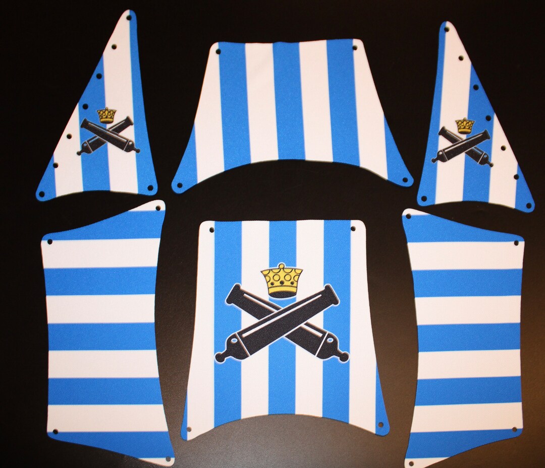Cloth Sail Set of Sails Suitable for Pirate Ship, Ship Ship 6286 Blue ...