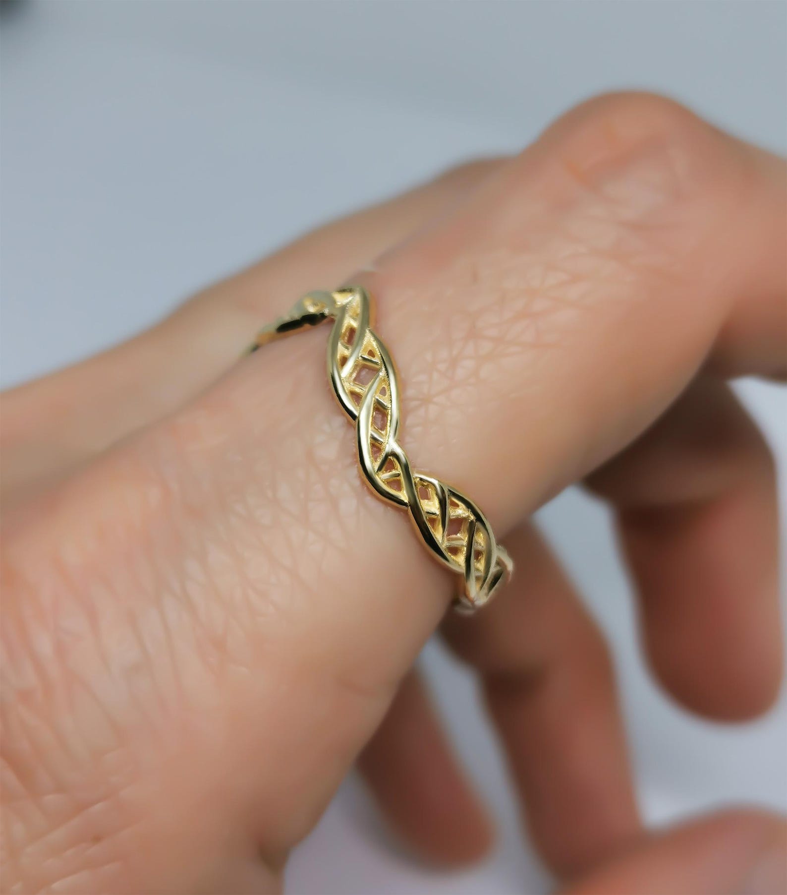 Celtic Knot Nesting Curved Ring, Celtic Ring Enhancer, Infinity Knot ...