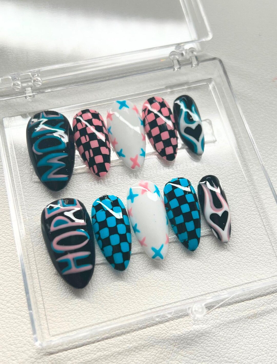 J-hope Press on Nails Handmade Fake Nails Kpop Press Ons Hope on the ...