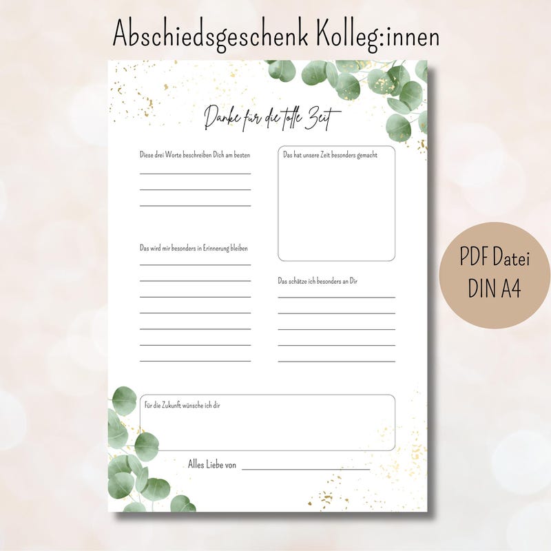 Karte für kollegin abschied - Etsy.de