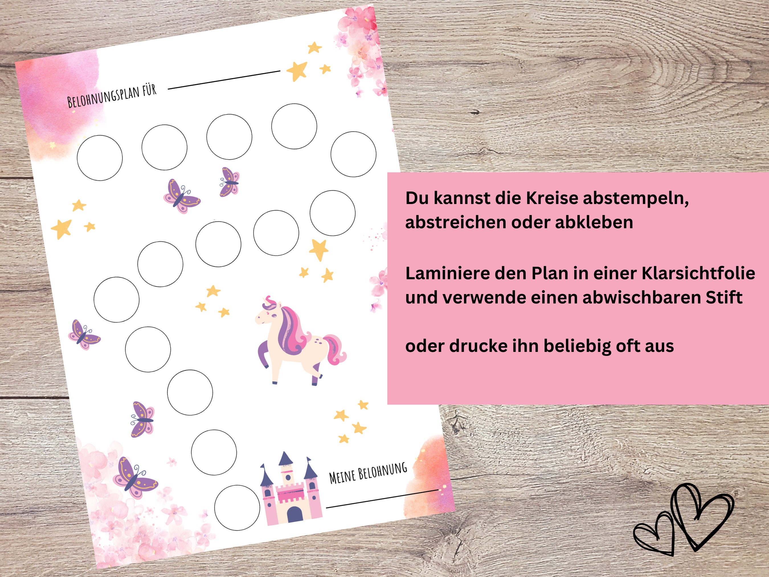 Reward Plan Unicorn Reward Board Reinforcement Plan PDF Download ...