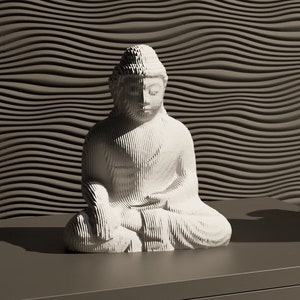 Parametric Buddha Head DXF and PDF Files - Etsy