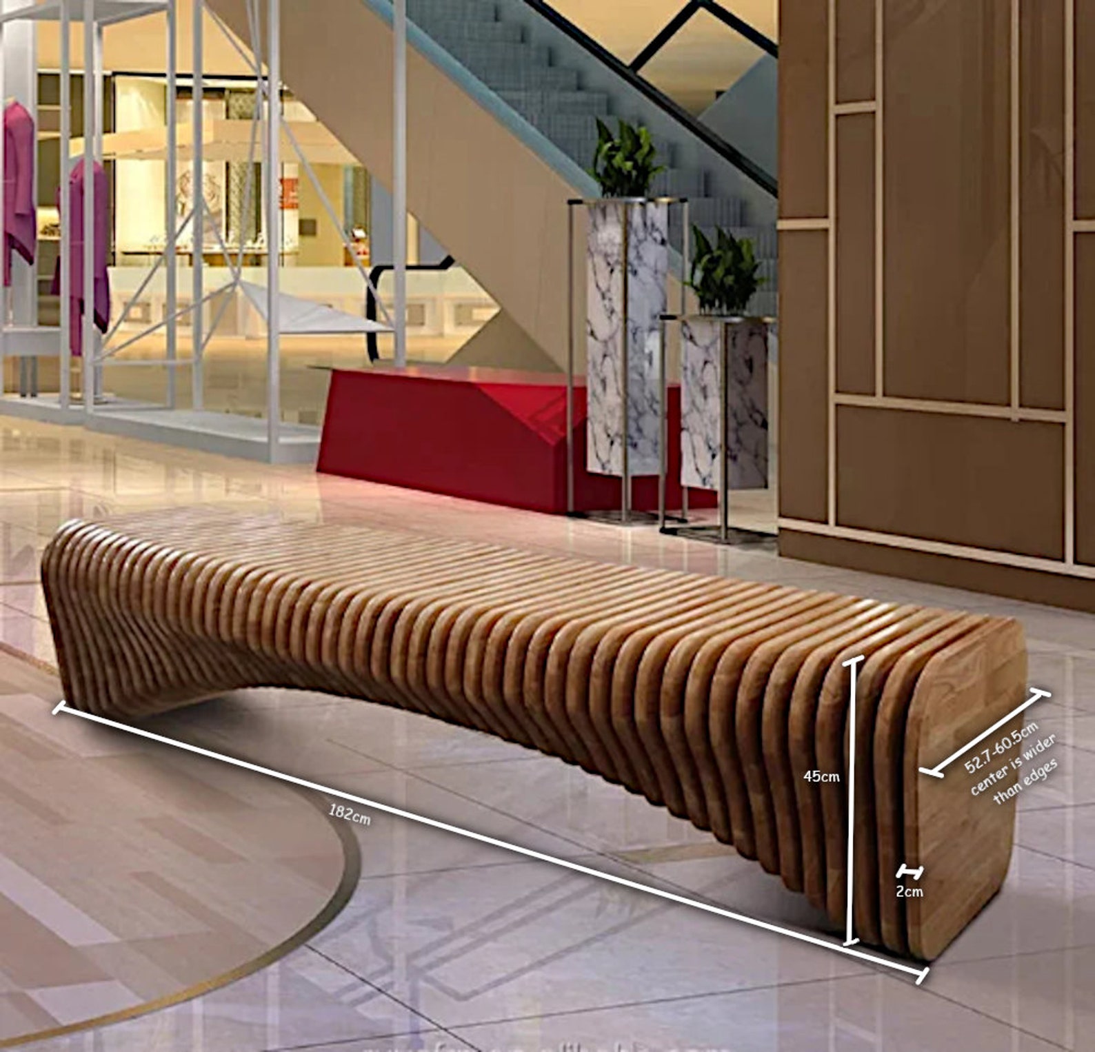 Parametric Bench DXF File for Laser or Cnc - Etsy