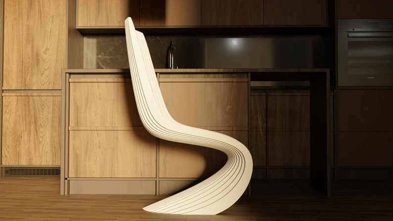 Parametric Dining Chair DXF Files - Etsy
