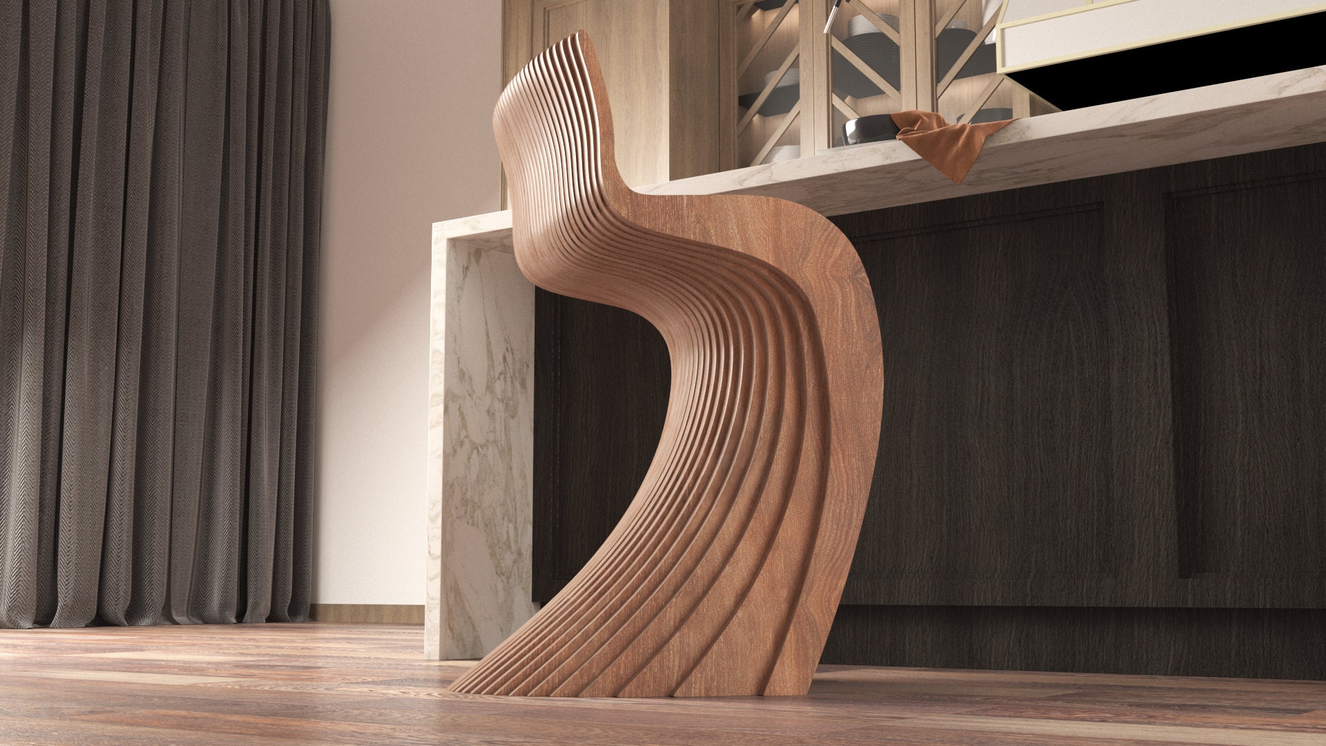 Parametric Stool Chair Dxf Files Etsy