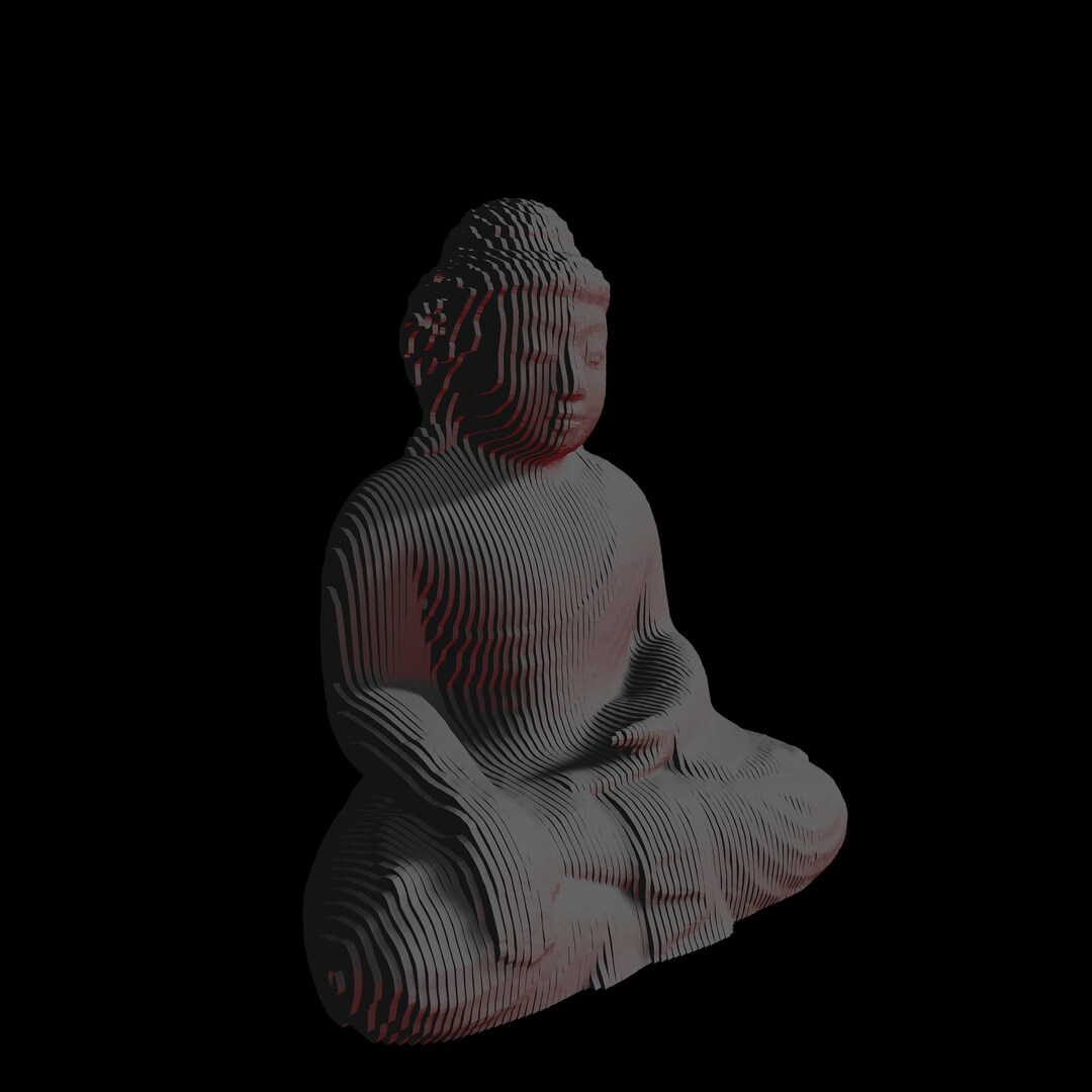 Parametric Buddha DXF and PDF Files - Etsy