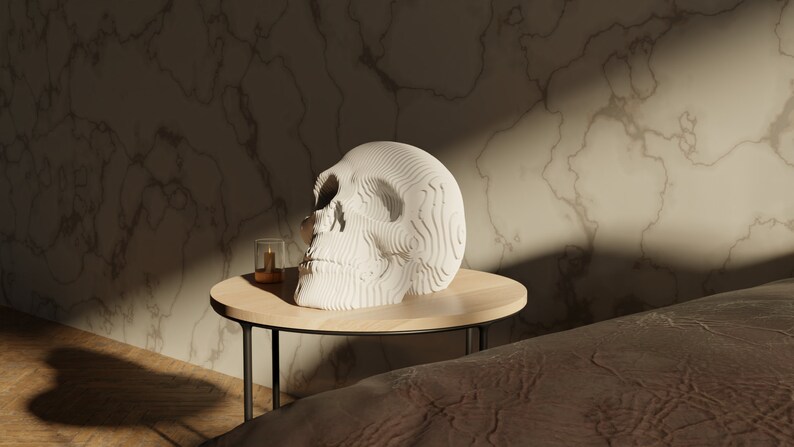 Parametric Skull DXF and PDF Files - Etsy