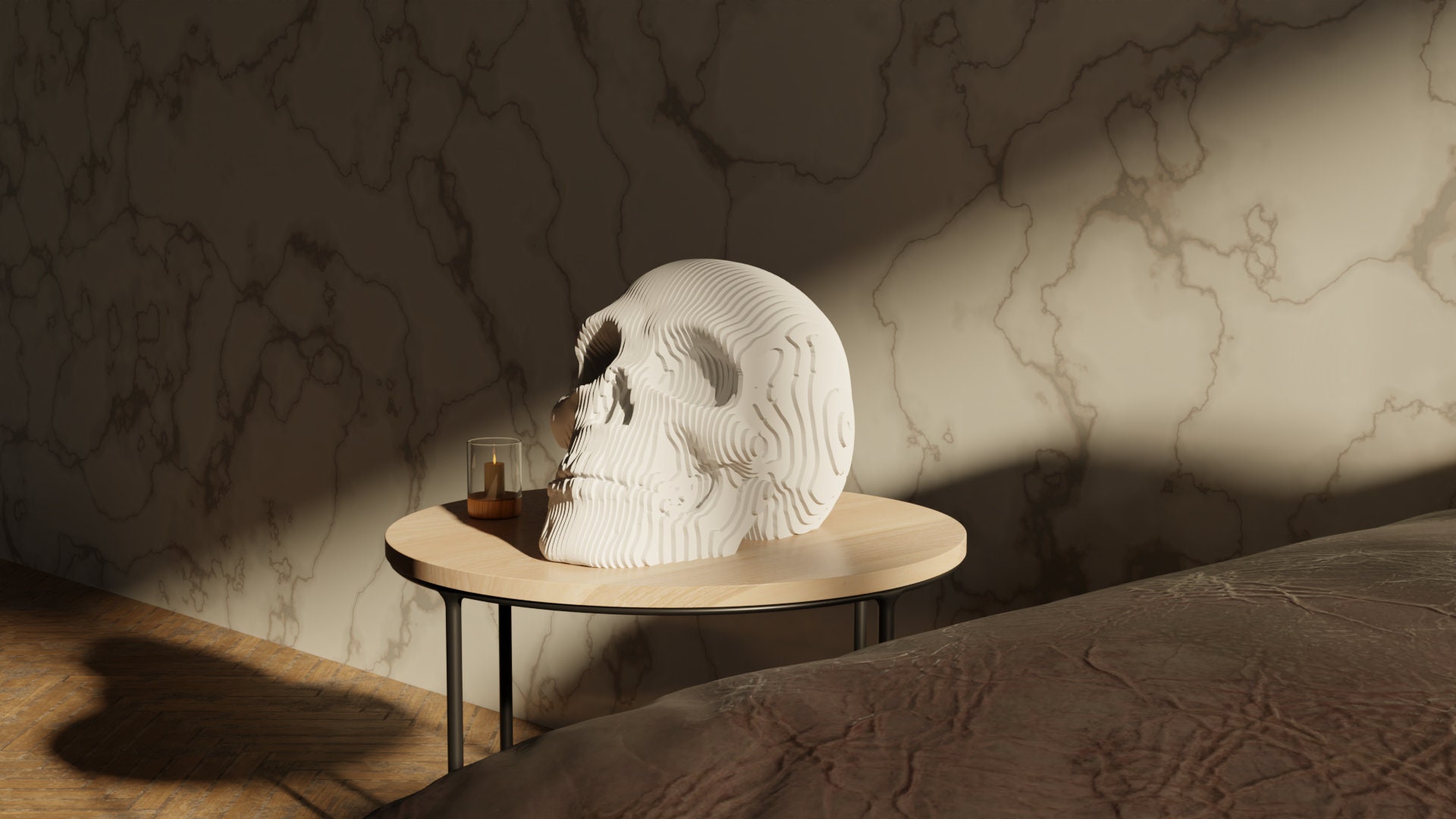 Parametric Skull DXF and PDF Files - Etsy