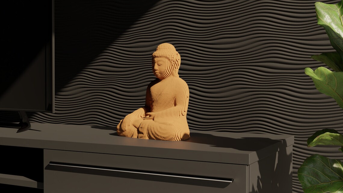 Parametric Buddha DXF and PDF Files - Etsy