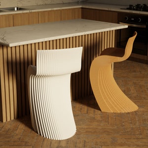 Parametric Stool (chair) DXF Files - Etsy