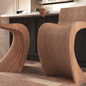 Parametric Stool (chair) DXF Files - Etsy