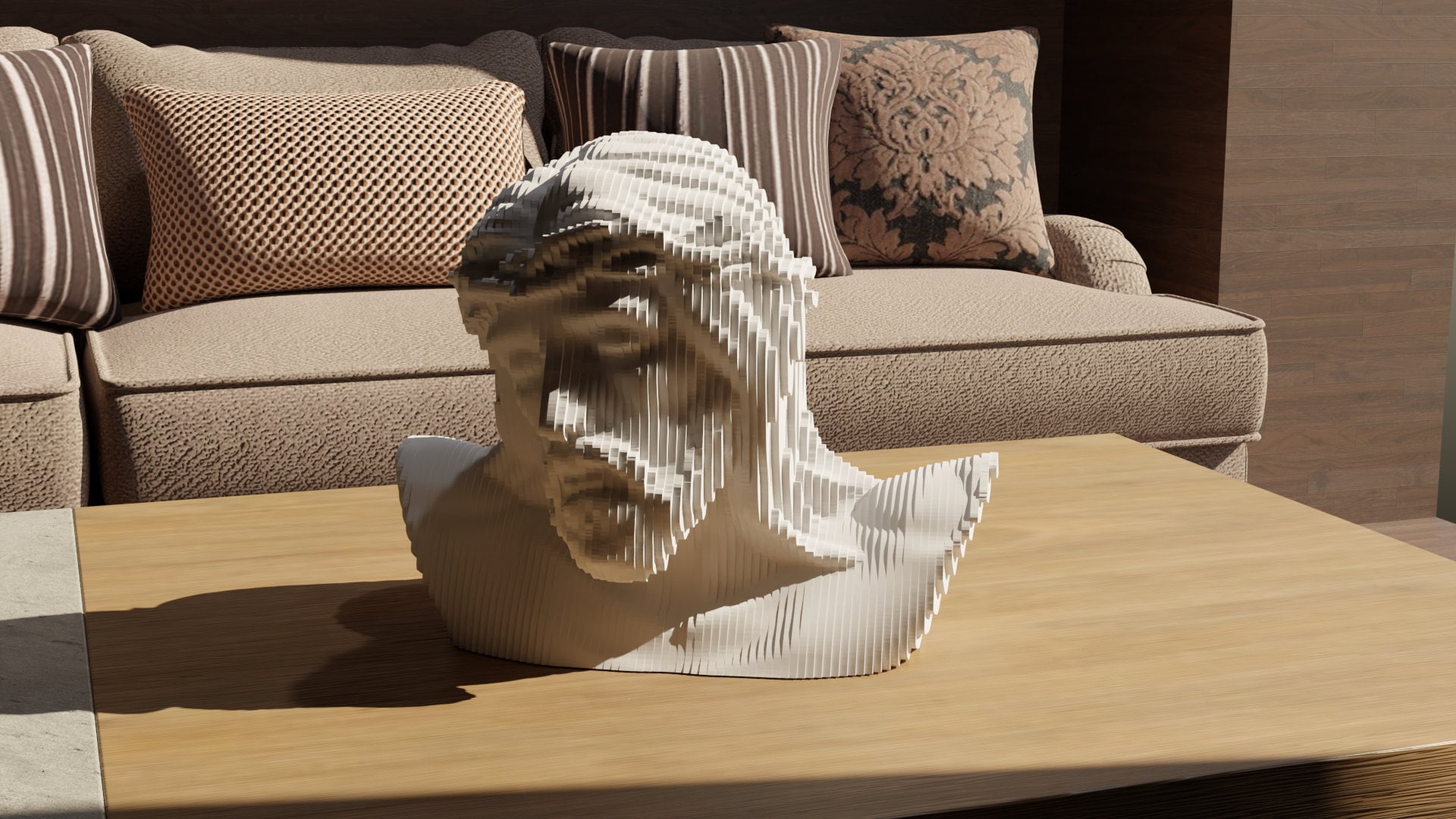 Parametric Jesus Head DXF and PDF Files - Etsy
