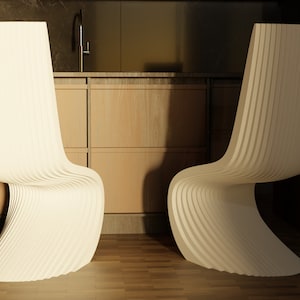 Parametric Dining Chair DXF Files - Etsy