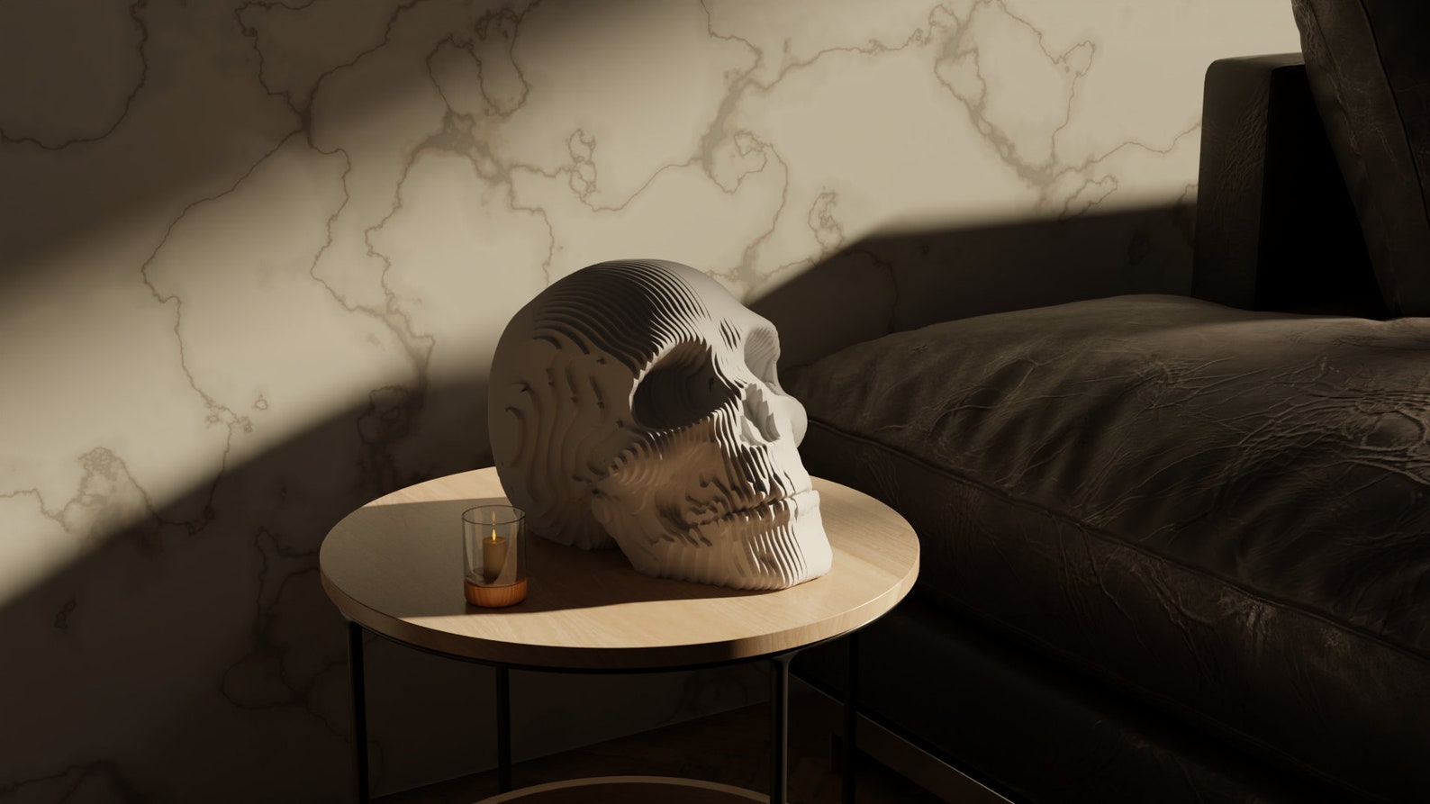 Parametric Skull DXF and PDF Files - Etsy