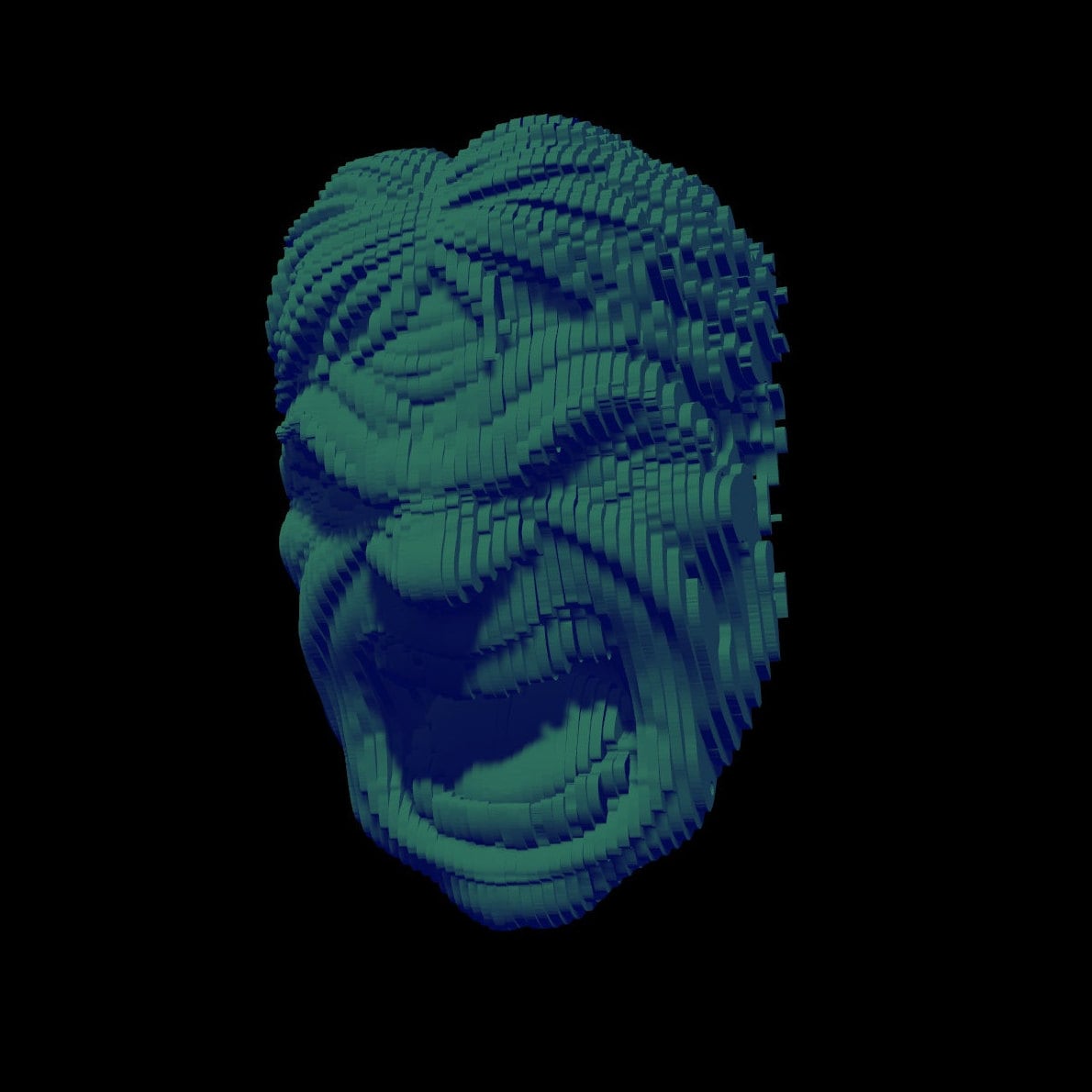 Parametric HULK Head DXF and PDF Files - Etsy
