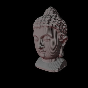 Parametric Buddha Head DXF and PDF Files - Etsy