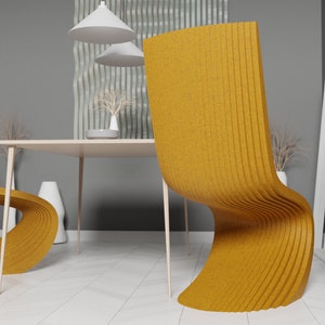 Parametric Dining Chair DXF Files - Etsy