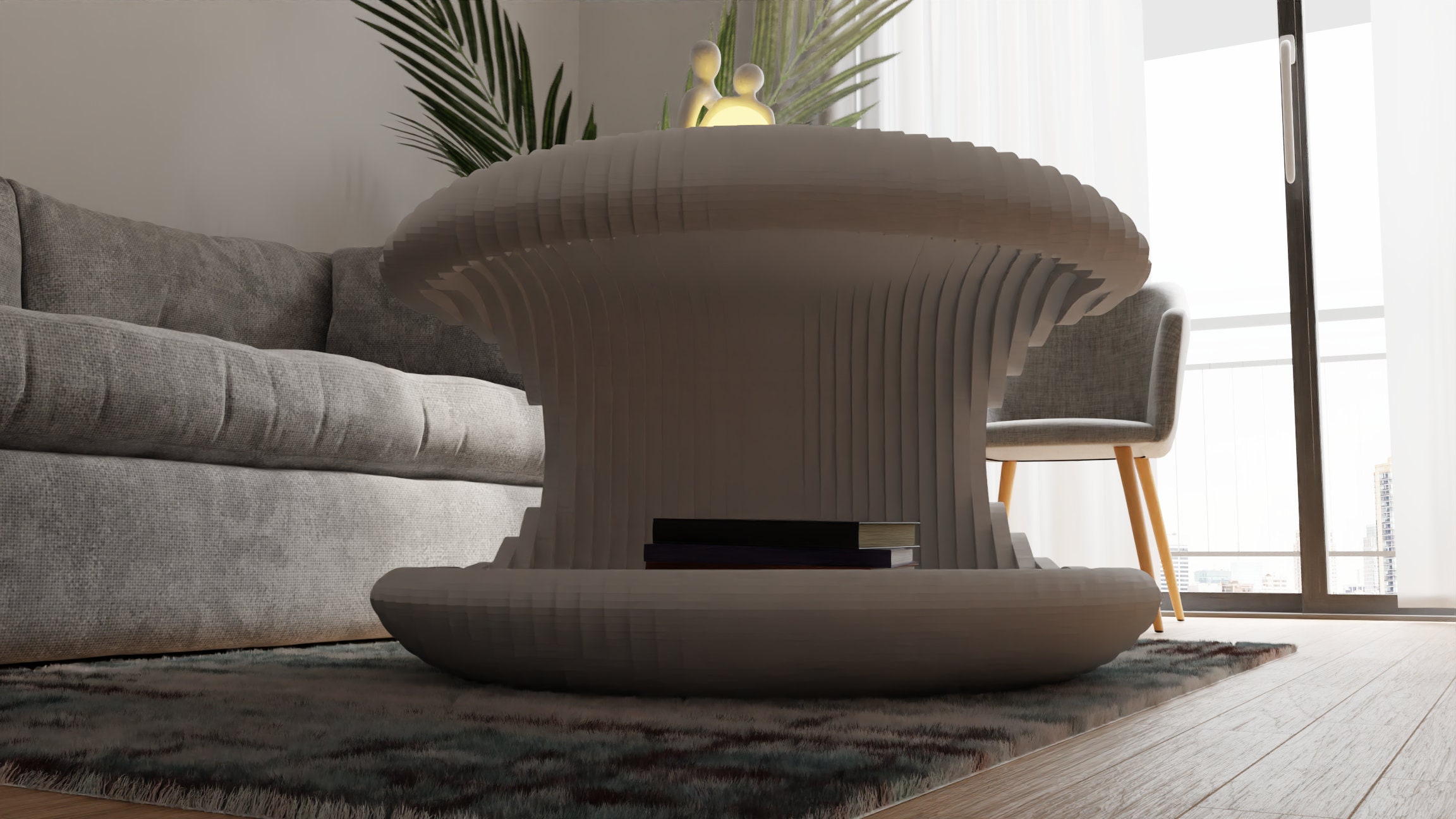 Parametric Circular Coffee Table DXF FILES ( 20&18mm Versions ) - Etsy
