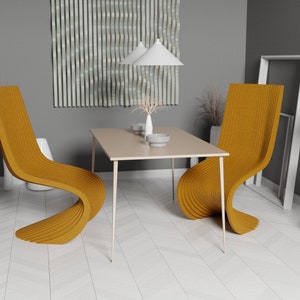 Parametric Dining Chair DXF Files - Etsy