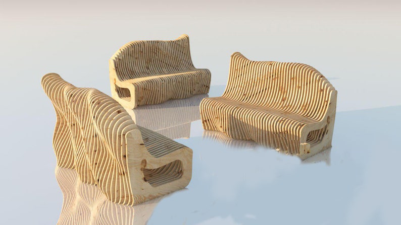 Parametric Sofa DXF File for Laser or Cnc - Etsy