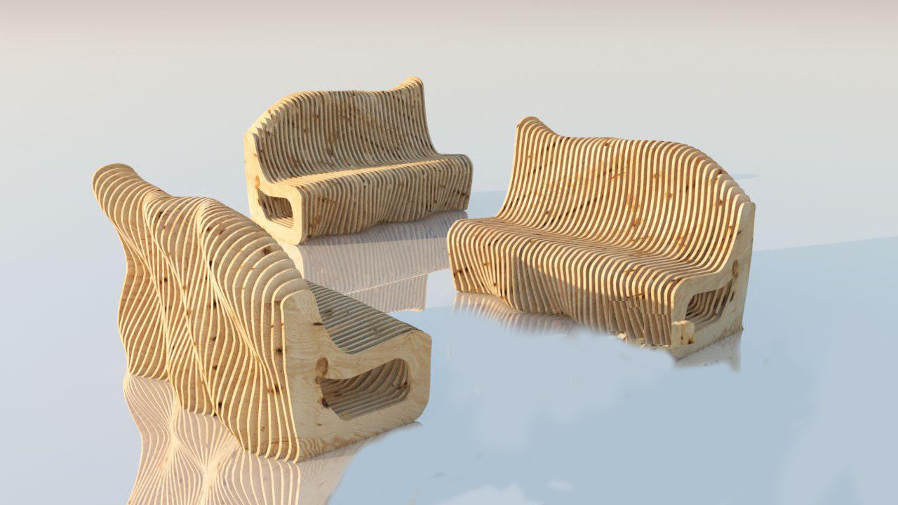 Parametric Sofa DXF File for Laser or Cnc - Etsy