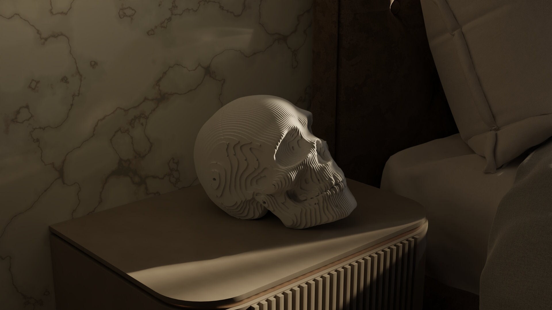 25cm Parametric Skull DXF and PDF Files - Etsy