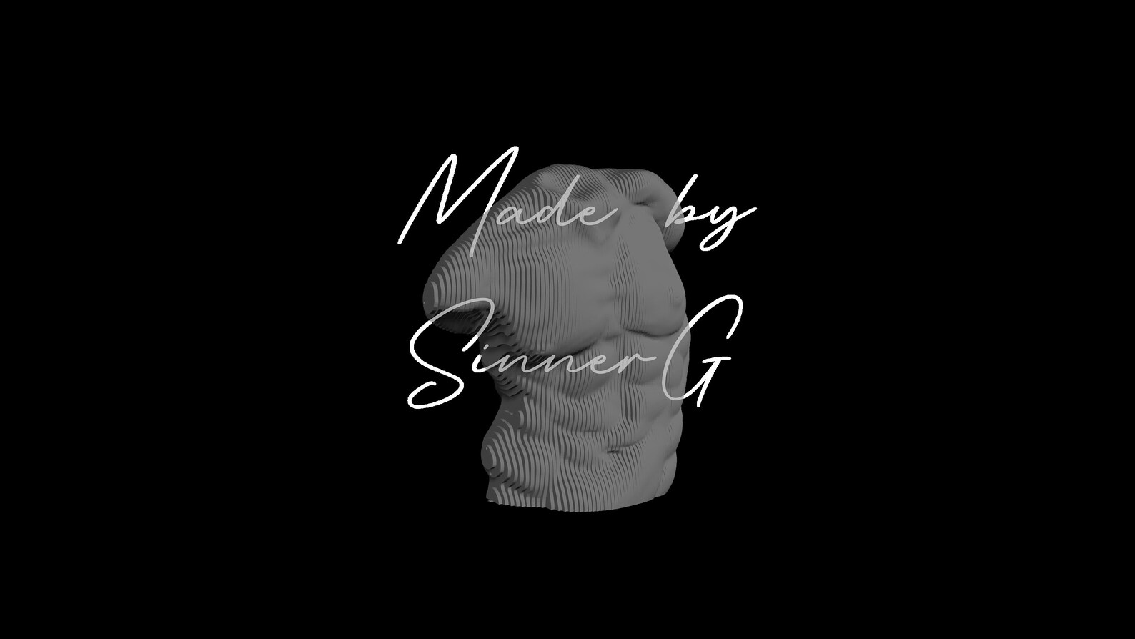 Parametric Male Torso DXF FILE - Etsy