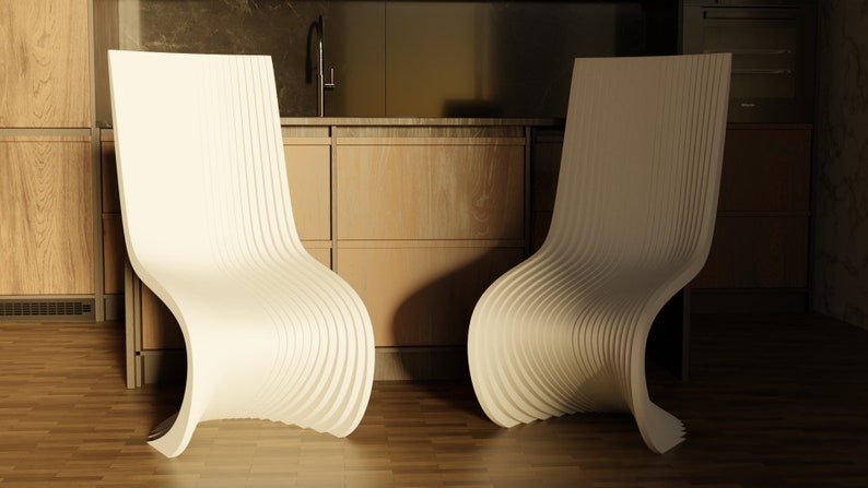 Parametric Dining Chair DXF Files - Etsy