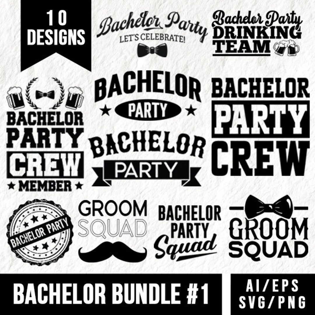 Bachelor Party SVG, Grooms Crew SVG, Groom Squad PNG, Groomsmen Svg ...