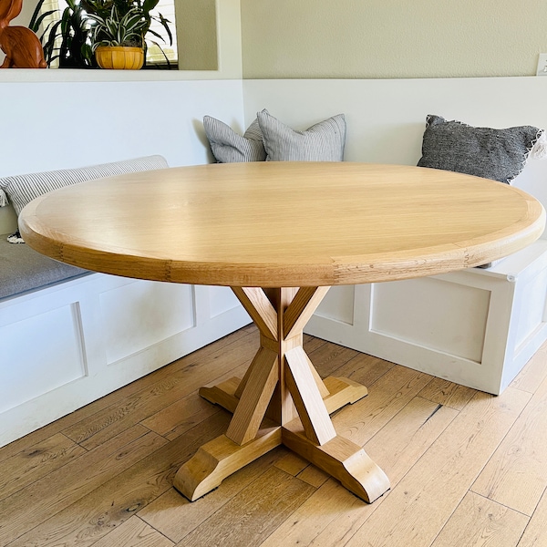 Shop Round Oak Table - Etsy