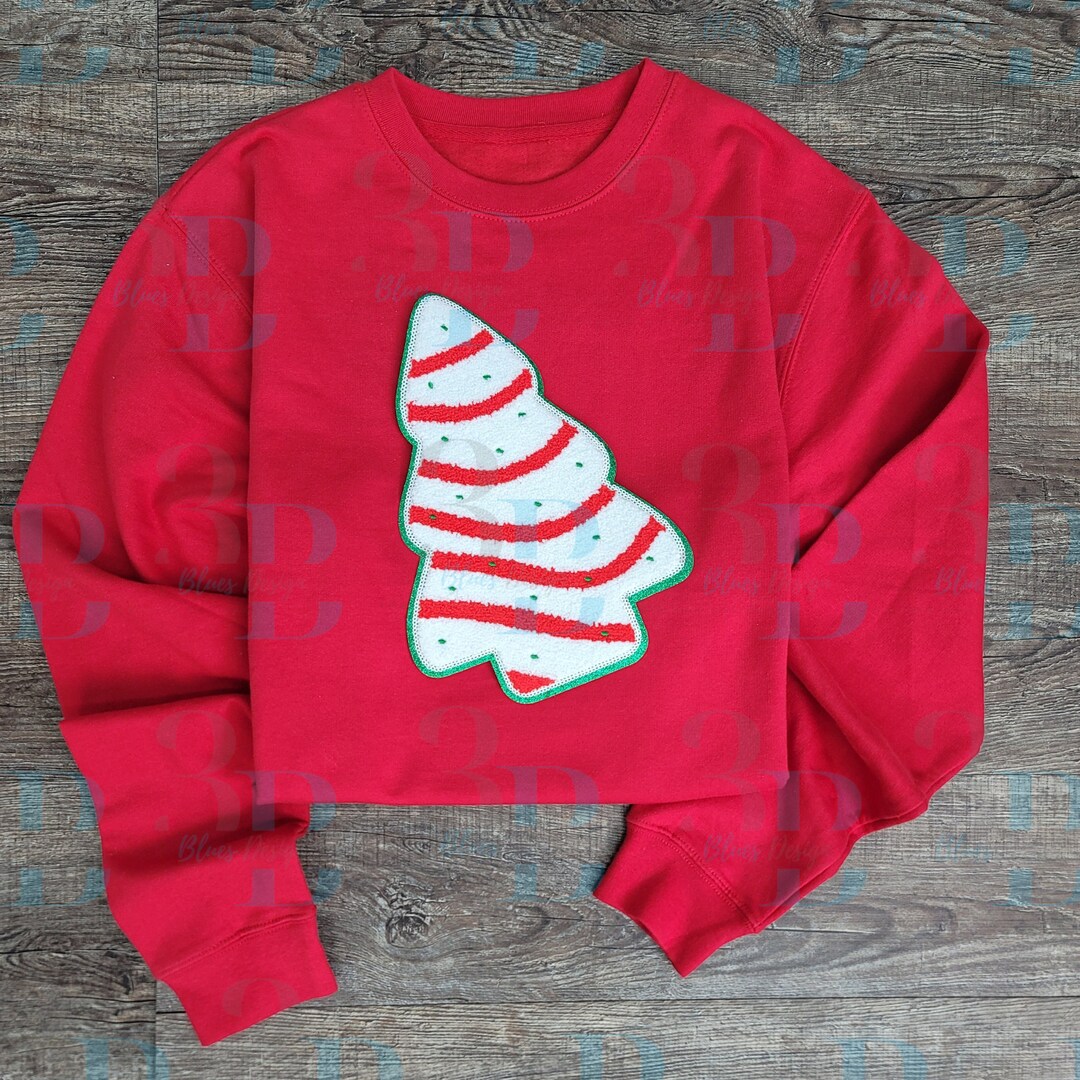 LARGE Christmas Tree Iron on Patch, Christmas Tree Patch, Christmas ...