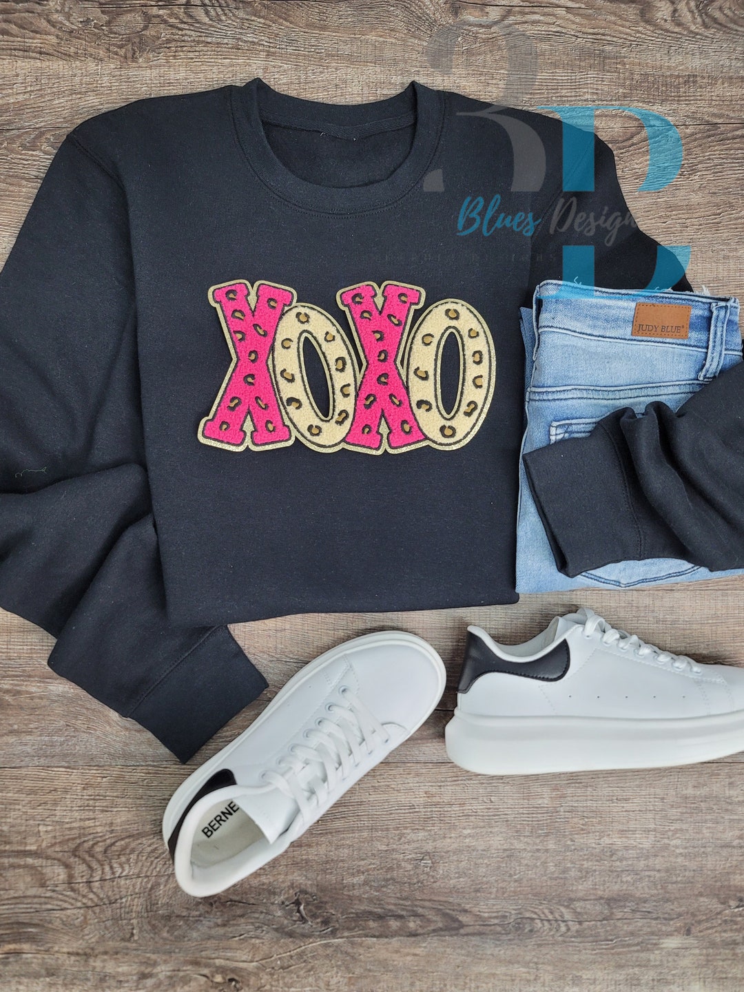 NEW LARGE XOXO Glitter and Chenille Patch Leopard Cheetah Valentine's Day Iron On - Etsy