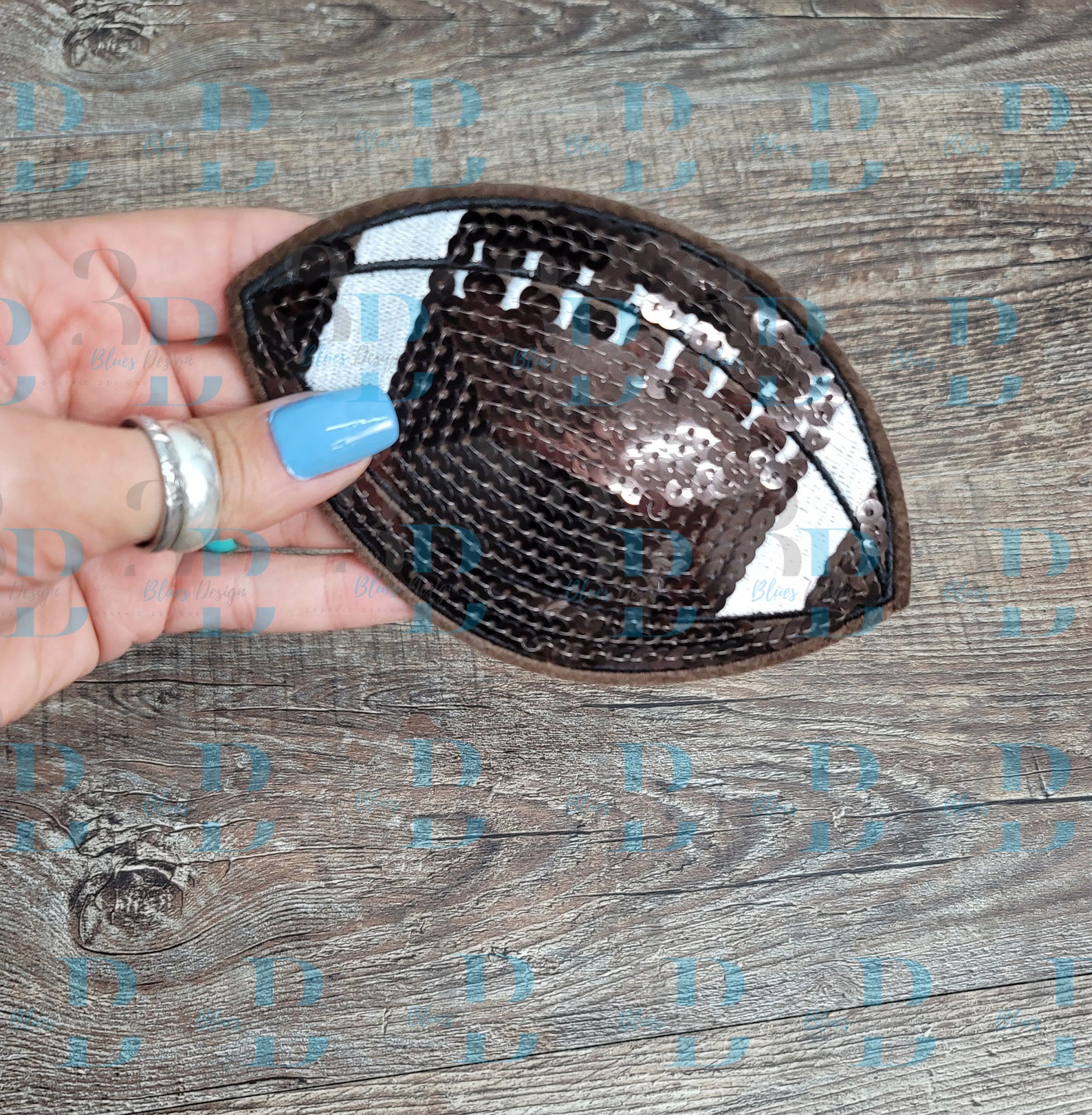 LARGE Orange Game Day Chenille Patch, Iron on Patch, Game Day, Diy Patch - Etsy