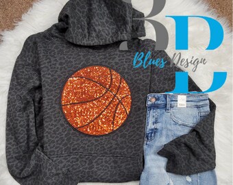 Basketball LARGE Sequin Patch, Diy Patch, Iron on Patch, Basketball - Etsy