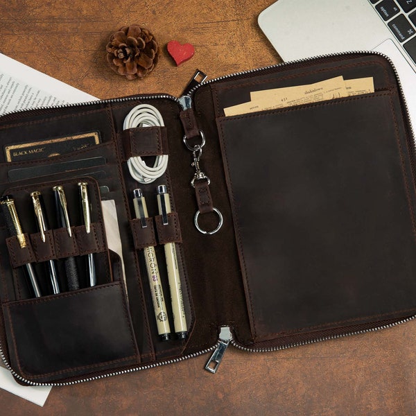 Leather Portfolio Book - Etsy