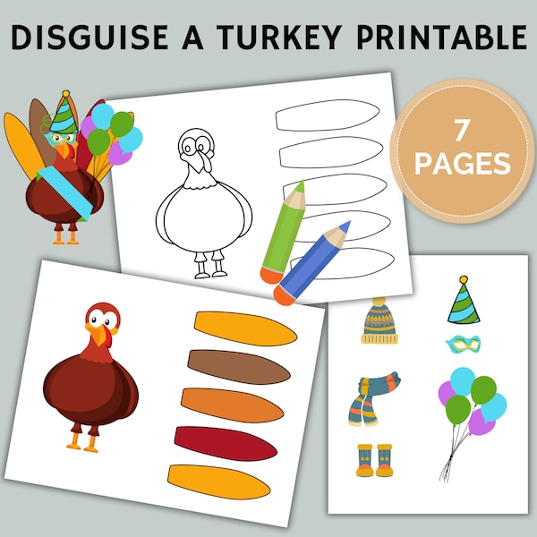 Turkey Disguise Pikachu Printable - Etsy